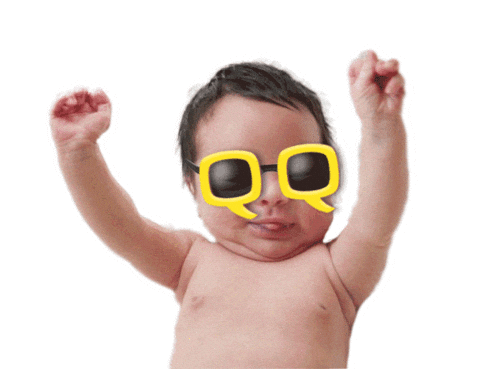 Celebrating Time Off Sticker by Quinny World for iOS & Android | GIPHY