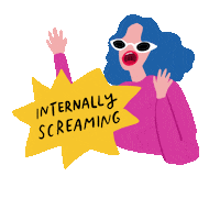 Internally Screaming Gif