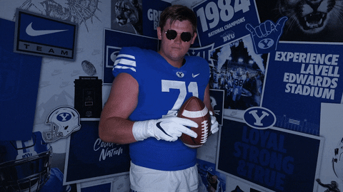 Byu Football GIF by BYU Cougars - Find & Share on GIPHY