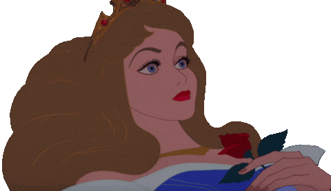 Tired Sleeping Beauty Sticker by Disney Europe for iOS & Android | GIPHY