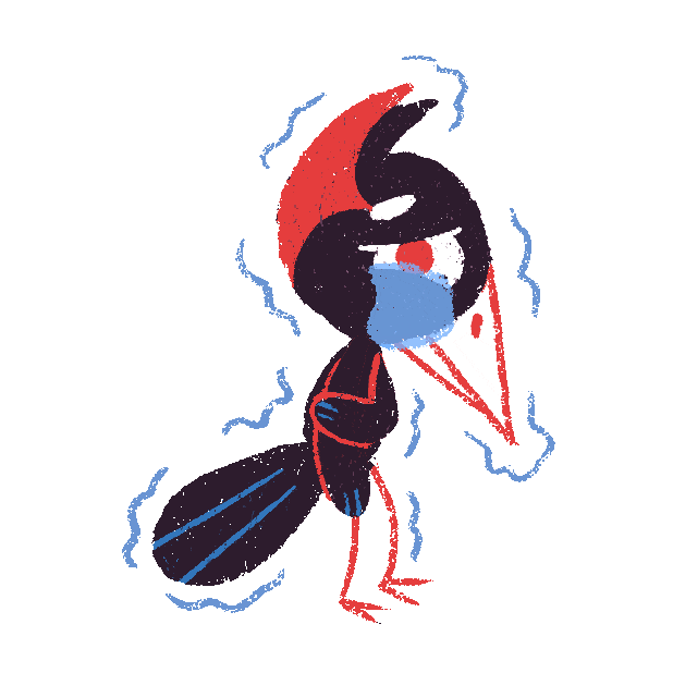 Sad Bird Sticker by JonDraws for iOS & Android | GIPHY
