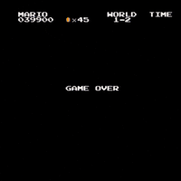 Mario Game Over Gif