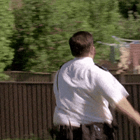 Hot Fuzz Fence Gif