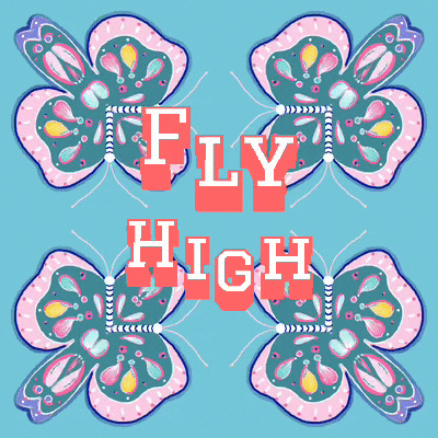 Fly High GIF by Daisy Lemon - Find & Share on GIPHY