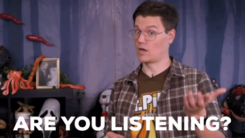 Get In Here Listen Up GIF by Dead Meat James - Find & Share on GIPHY