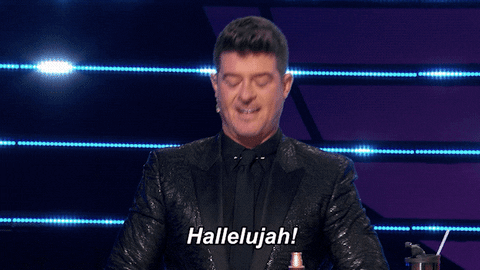 Robin Thicke GIF by The Masked Singer - Find & Share on GIPHY