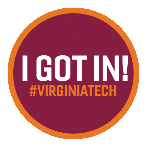 Virginia Tech Hokies Sticker by Virginia Tech Undergraduate Admissions ...