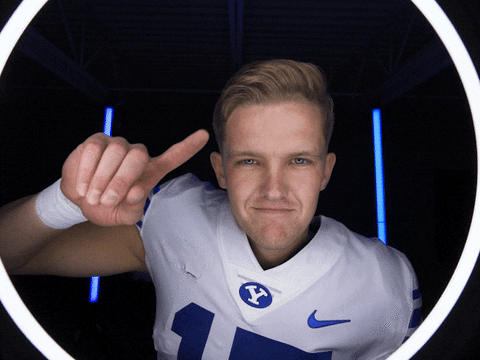 Byu Football Sport GIF by BYU Cougars - Find & Share on GIPHY