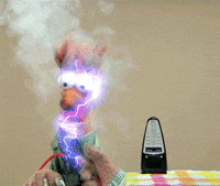 Beaker Muppet Fire Gif