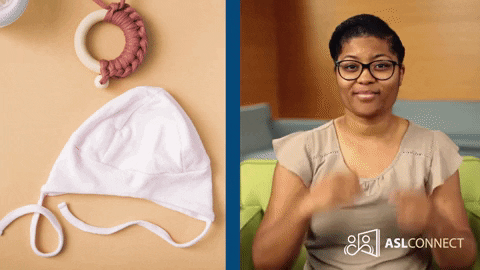 American Sign Language Hat GIF by ASL Connect - Find & Share on GIPHY