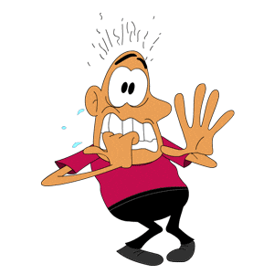 Biting Nails Cartoon