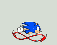 Sanic Running Gif