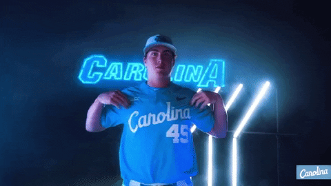 North Carolina Baseball GIF by UNC Tar Heels - Find & Share on GIPHY