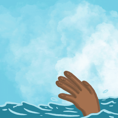 Drowning American GIF by Creative Courage - Find & Share on GIPHY