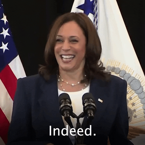 Kamala Harris Smile GIF by The Democrats - Find & Share on GIPHY