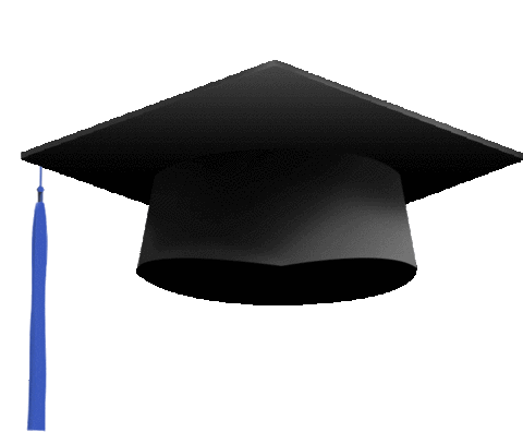 Hat Graduation Sticker by GowerCollegeSwansea for iOS & Android | GIPHY