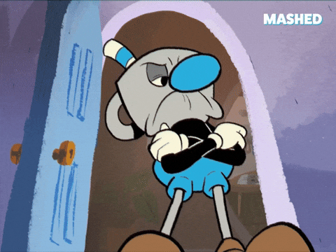 Cuphead: Baby, There's A Rat Outside by Mashed | GIPHY