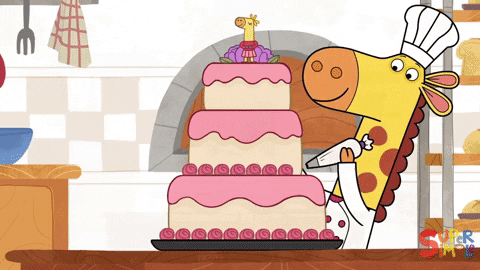 Baking Happy Birthday GIF by Super Simple - Find & Share on GIPHY