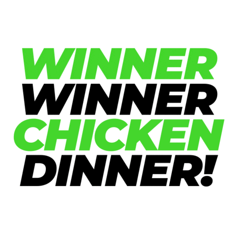 Winner Winner Chicken Dinner Gif