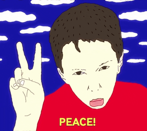 Love You Peace GIF by Cappa Video Productions - Find & Share on GIPHY