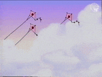 Flying Kites Gif