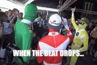 Power Rangers Dancing Gif