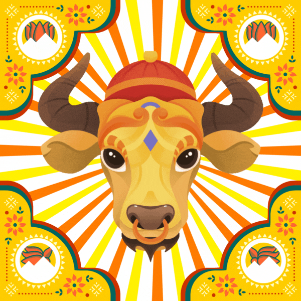 Sacred Cow Wink GIF by SacredPlantCO - Find & Share on GIPHY