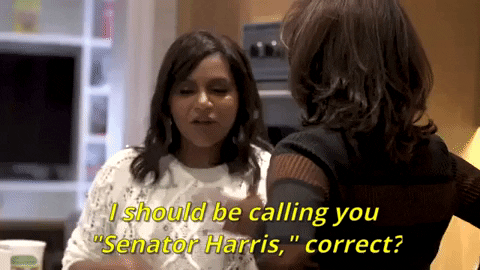 I Should Be Calling You Senator Harris Correct GIFs - Get the best GIF ...