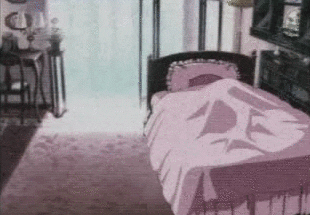 Anime Girl Waking Up Gif