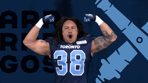 Canadian Football League GIF by Toronto Argonauts - Find & Share on GIPHY