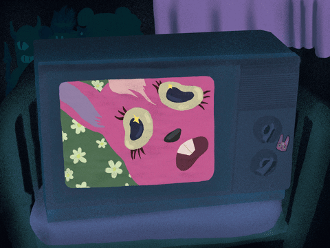 Television Horror GIF by KAT BALL - Find & Share on GIPHY