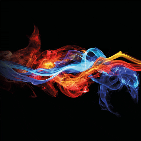 Animated Blue Smoke Gif