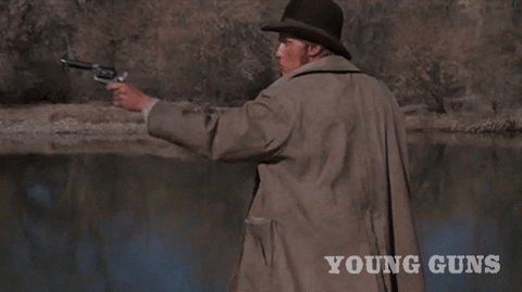 Wild West Gun GIF by Young Guns - Find & Share on GIPHY