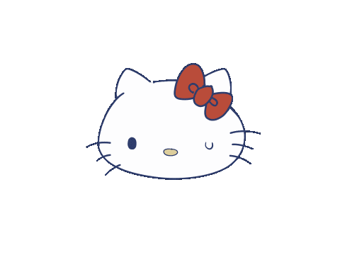 Wink Hello Sticker by Sanrio License Europe for iOS & Android | GIPHY