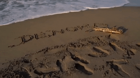 Writing On The Sand GIFs - Get the best GIF on GIPHY