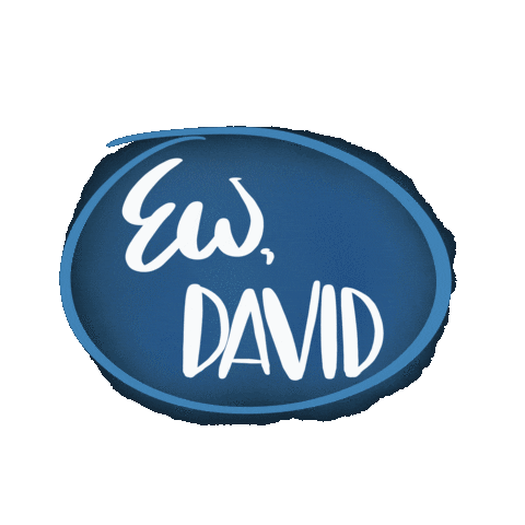 Schitts Creek Ew David Sticker for iOS & Android | GIPHY