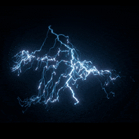 Blue Lightning Animated Gif