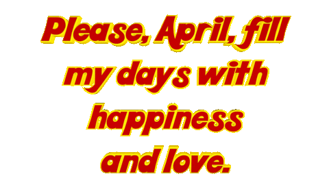 Happy April Sticker by OpticalArtInc. for iOS & Android | GIPHY