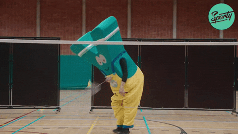 Sport Badminton GIF by Sporty Creactief & Sportief vzw - Find & Share ...
