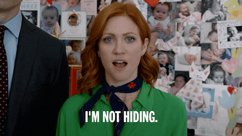 Not Hiding GIFs - Get the best GIF on GIPHY