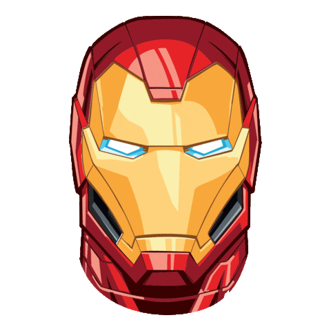 Iron Man Mask Sticker by Marvel for iOS & Android | GIPHY