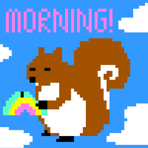 Good Morning Pixel GIF by Kagami Shinohara - Find & Share on GIPHY