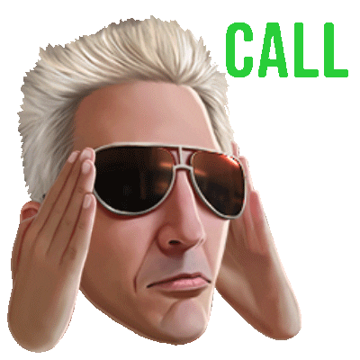 Poker Face Reaction Sticker by GGPoker for iOS & Android | GIPHY