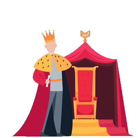 Queen King Sticker by Mr Urbina for iOS & Android | GIPHY