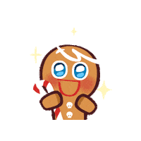 Gingerbread Man Running Gif