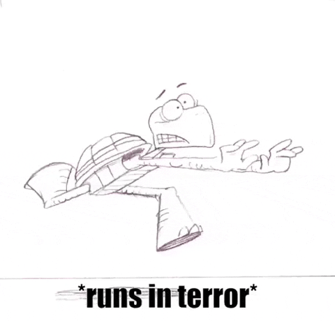 Runs-in-terror GIFs - Get the best GIF on GIPHY