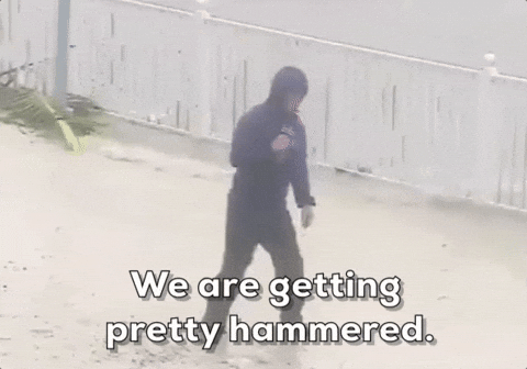 These Reporters Are Braving the Eyewall of Hurricane Ian by GIPHY News ...