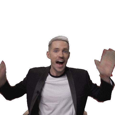 Show Host Sticker by TV3Latvja for iOS & Android | GIPHY