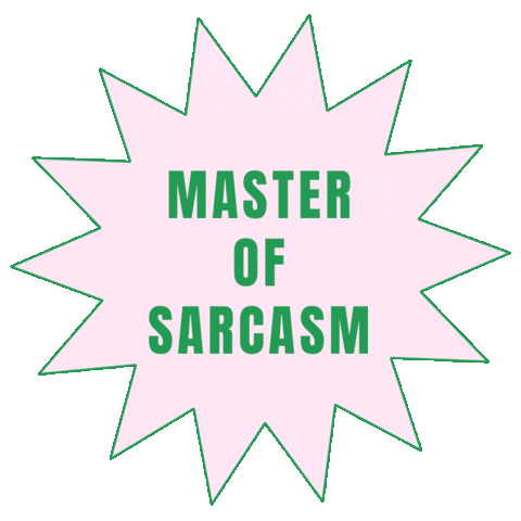 Sarcastic Sarcasm Sticker by mandy for iOS & Android | GIPHY
