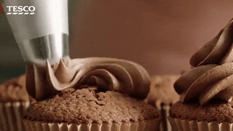 Frosting-a-cupcake GIFs - Get the best GIF on GIPHY